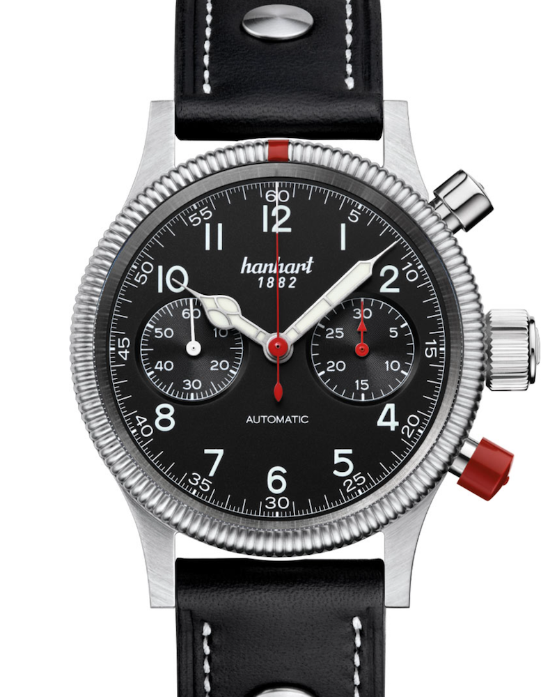 Hanhart WWII German Pioneer Mk II Automatic Aviation Chronograph (40mm ...